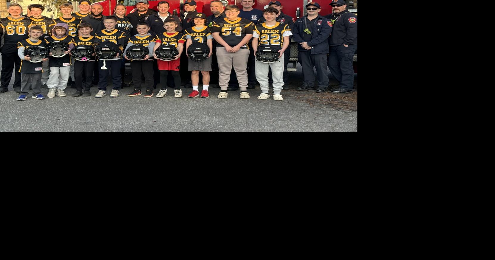 Firefighters fund protective gear for football players | New Hampshire ...