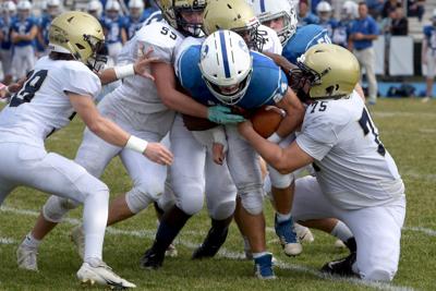 HS Football '22 -- A day with the Salem Blue Devils: Salem's Jaques ...