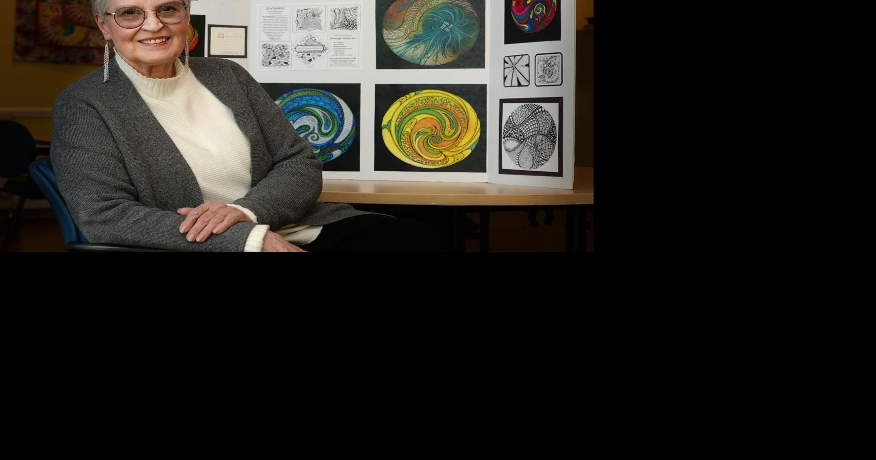 Untangling Zentangle: Artist helps others find stillness in strokes of ...