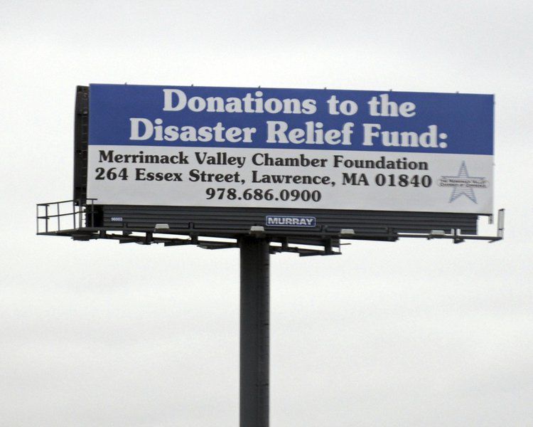 Billboard spurs donations to gas disaster relief efforts | Merrimack ...