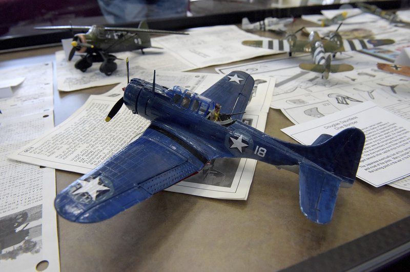 World War II model airplanes, vehicles and dioramas on display at ...
