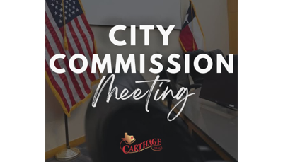 The Carthage City Commission meeting set for Monday, September 22, 2025 ...
