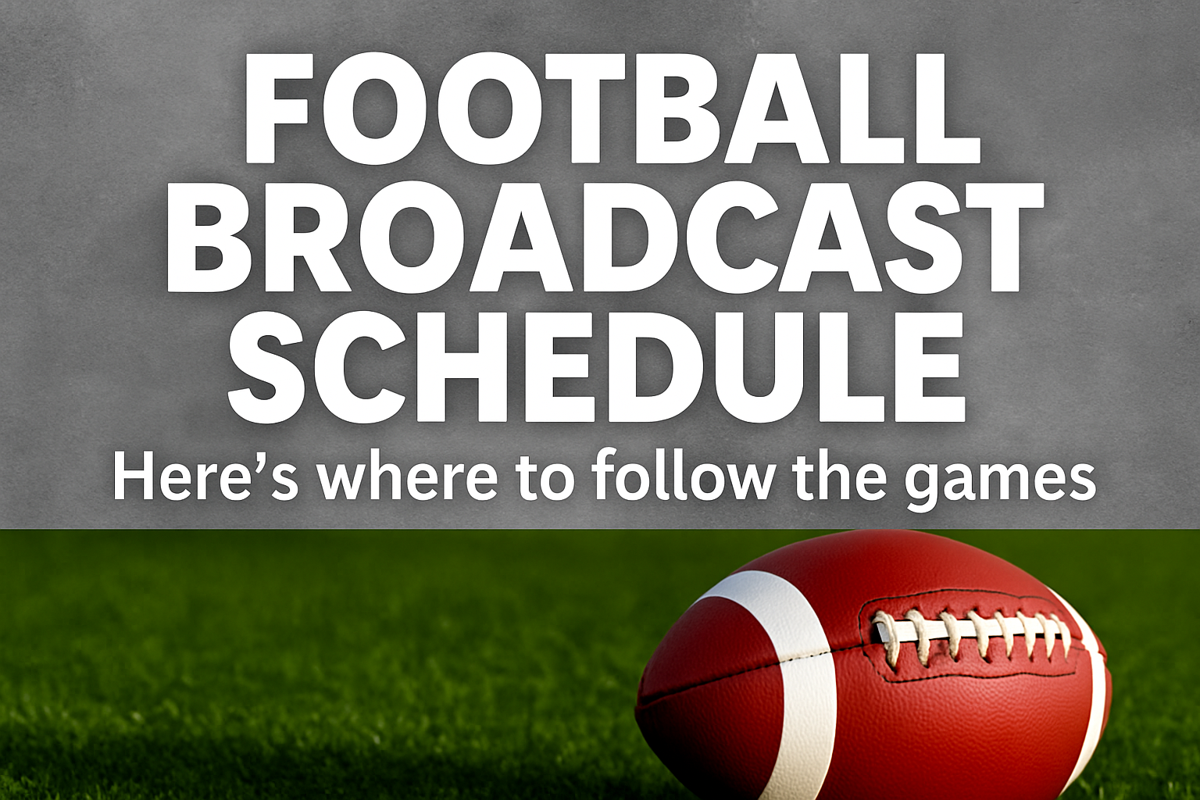 Football Broadcast Schedule 10/31 | Kgas | easttexastoday.com