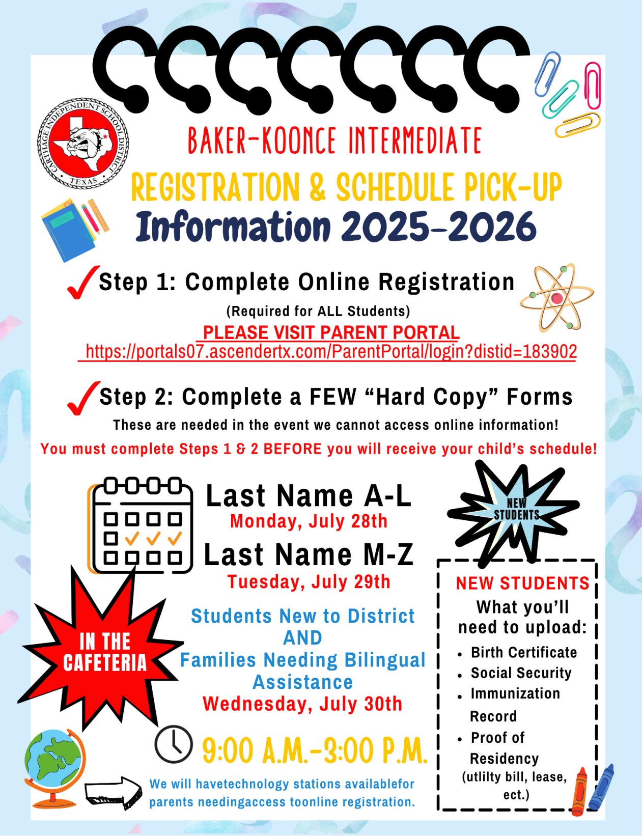 Back-to-School Ready: Carthage ISD Releases 2025–2026 Schedule Pickup ...