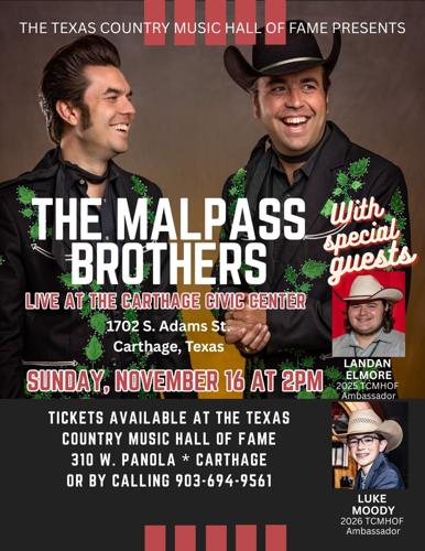 The Malpass Brothers Bring Classic Country to Carthage November 16 ...