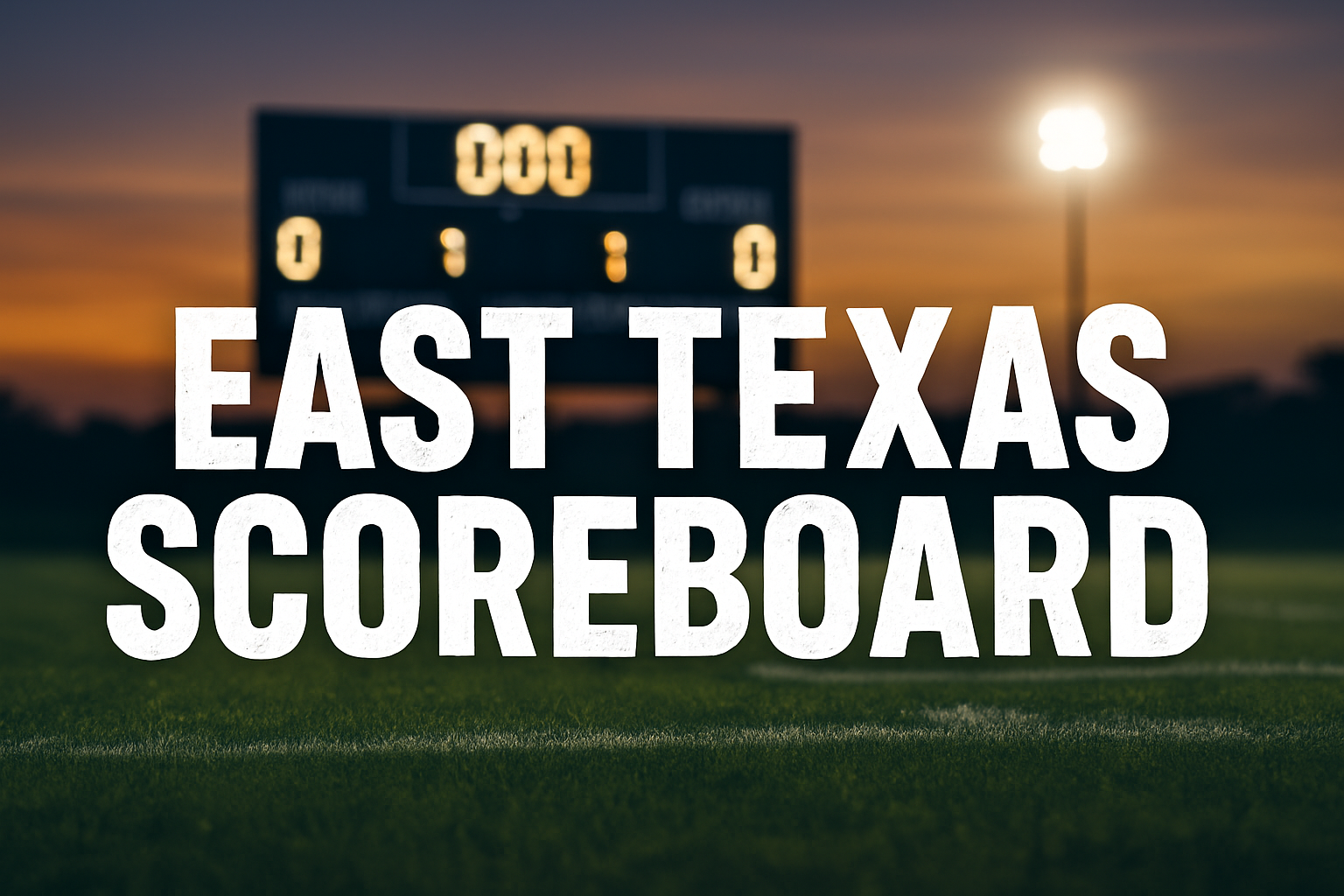 East Texas Scoreboard | Kgas | easttexastoday.com