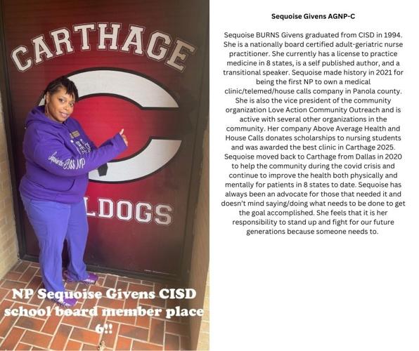 Meet the candidates for the Carthage ISD School Board | Kgas ...