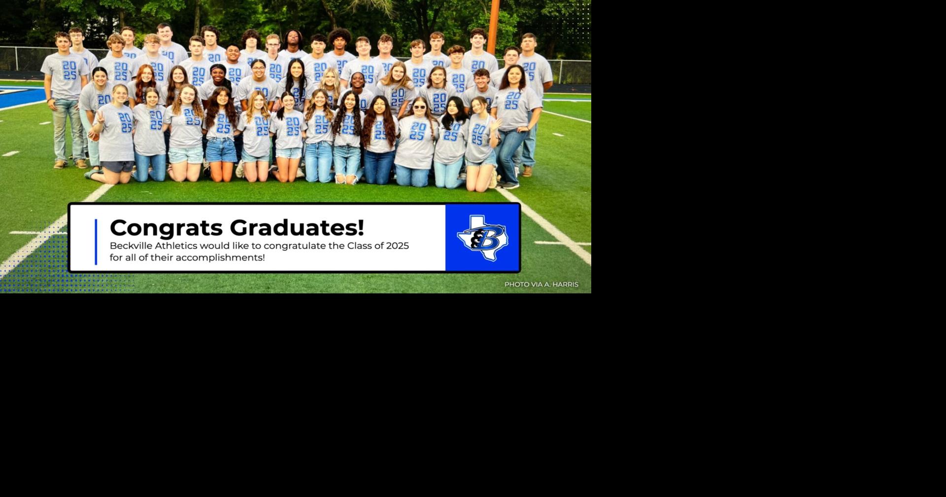 Beckville Graduation, Friday 7:30 PM, Watch Live Here | Kgas ...