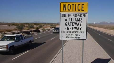 Money lacking for Williams Gateway Freeway | News | eastvalleytribune.com