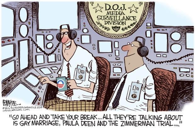 Political Cartoon: 'Media Surveillance' | Editorial Cartoons ...