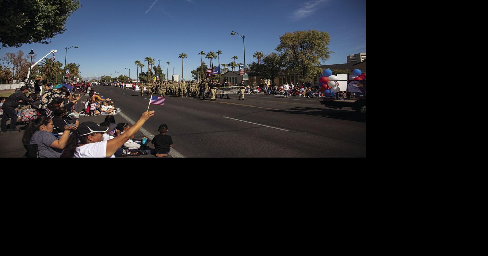 Paying Tribute: The East Valley Veterans Day Parade featured hundreds ...