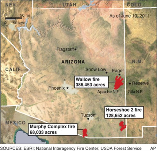Progress made fighting eastern Arizona wildfire | Arizona ...