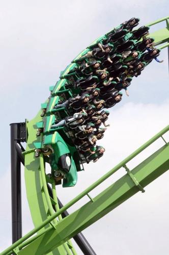 green lantern roller coaster
