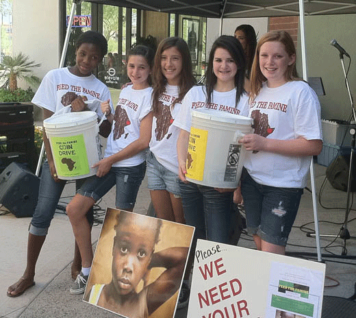 Payne Junior High students raise funds to fight famine | Chandler ...