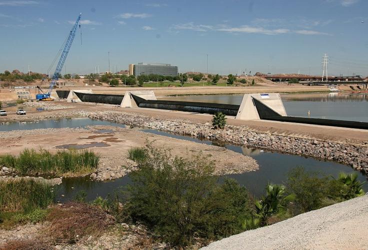 Photos: Town Lake Dam Repair | Tempe | eastvalleytribune.com