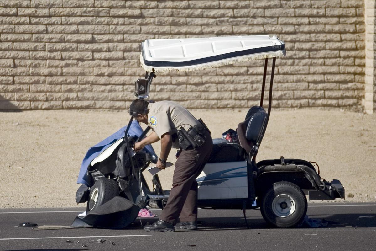 Golf car driver, 97, seriously injured in Sun City crash | State ...