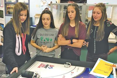 Mesa junior high girls team rules in robotics competition | Our ...