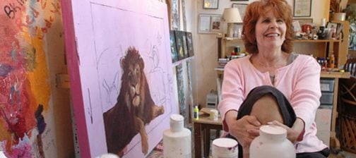 Artist Anne Coe’s canvas animals sport satire-sharp teeth | Get Out ...