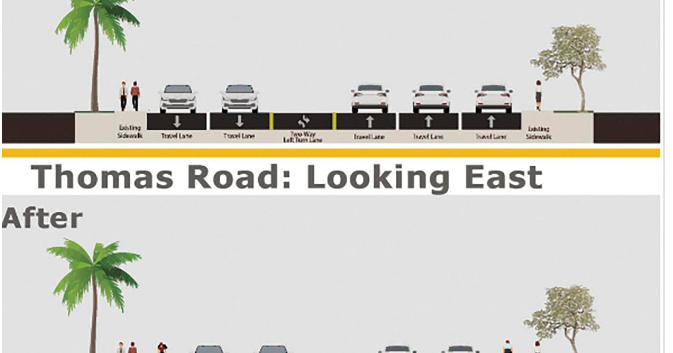 Thomas ‘road diet’ plan gets ditched | | eastvalleytribune.com