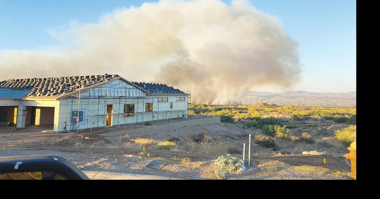 Big fire started near high-end development | | eastvalleytribune.com