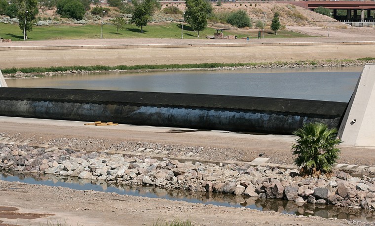 Photos: Town Lake Dam Repair | Tempe | eastvalleytribune.com