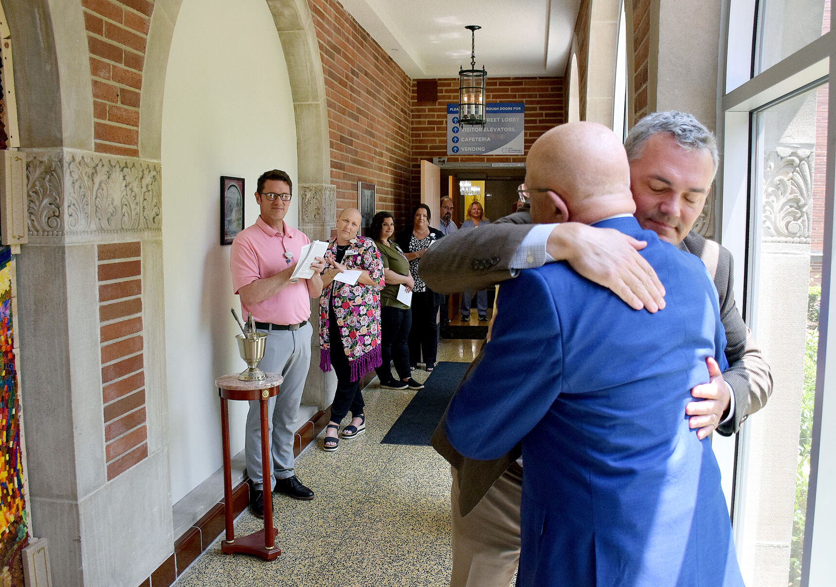 New mosaic unveiled at HSHS St. Anthony’s Memorial Hospital | Local ...