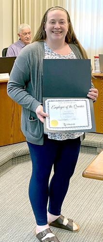 Jordan Budde awarded City of Effingham Employee of the Quarter ...