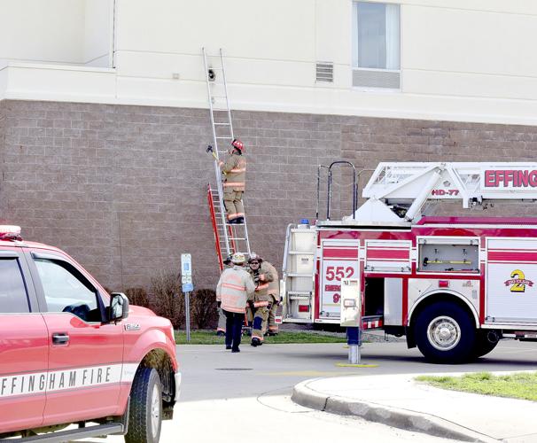 Monday fire causes substantial damage to guest laundry room at Holiday ...