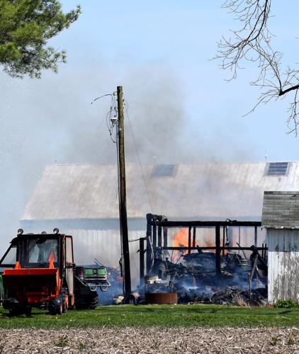Fire destroys granary at Altamont farm | Local News ...