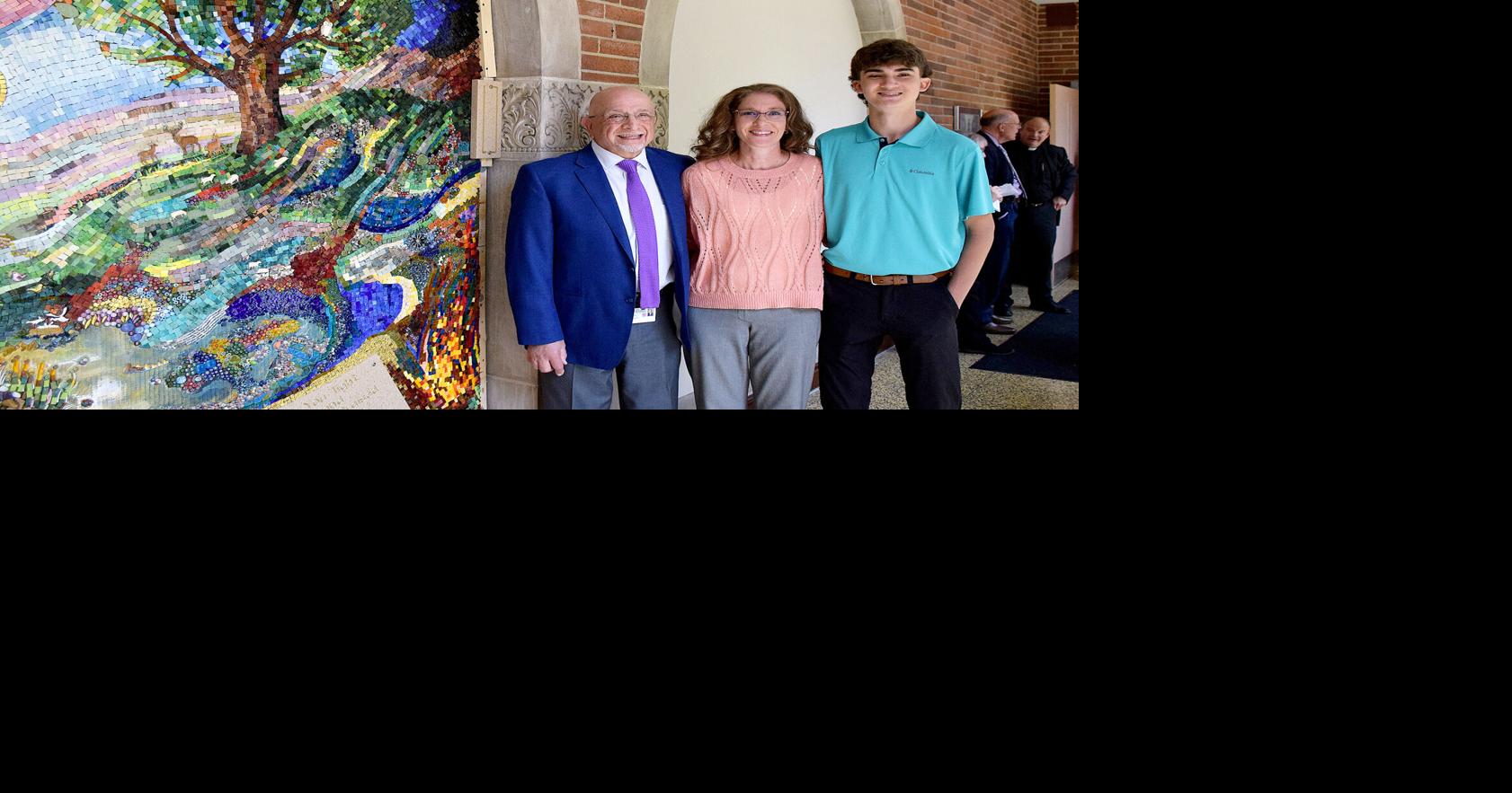 New mosaic unveiled at HSHS St. Anthony’s Memorial Hospital | Local ...