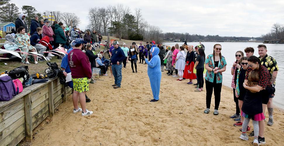 Polar plunge brings frigid fun to Lake Sara | Local News ...