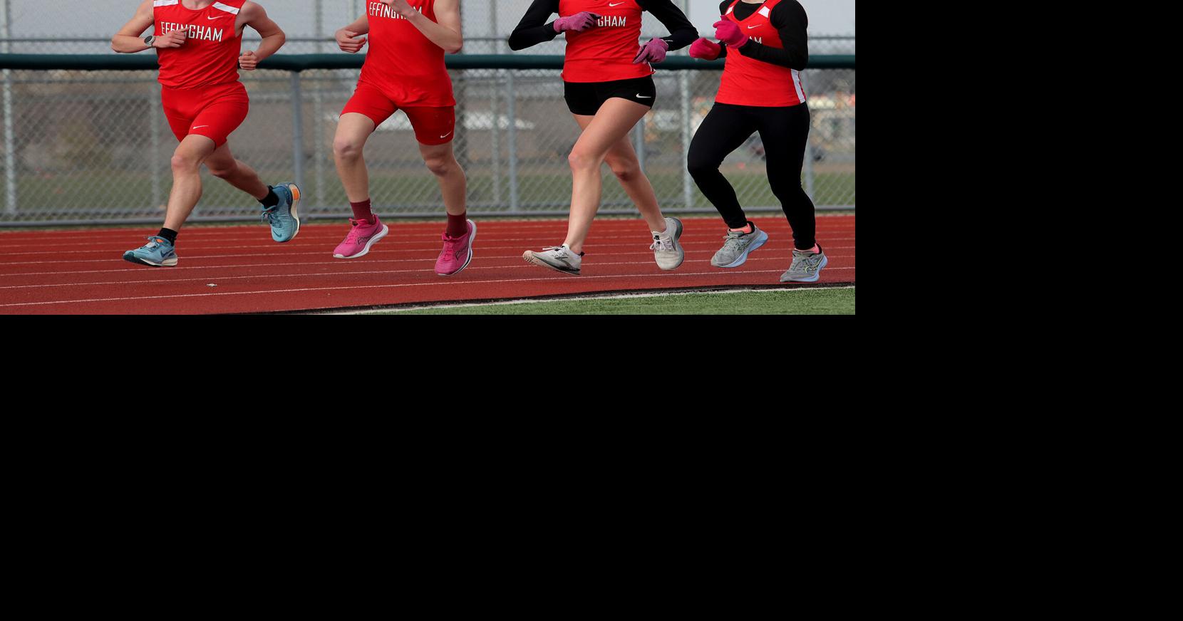 BACK ON TRACK: Local athletes compete in area's first outdoor track ...
