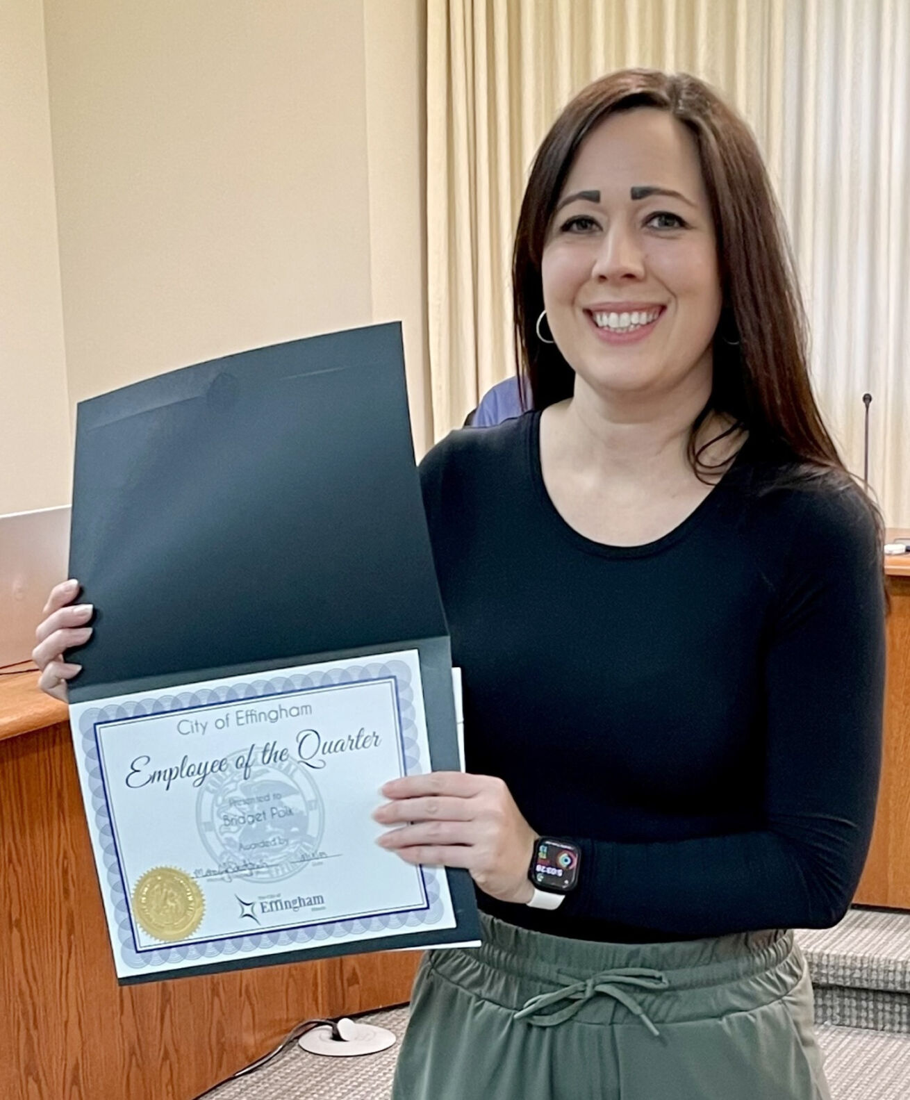 Bridget Polk named City of Effingham Employee of the Quarter ...