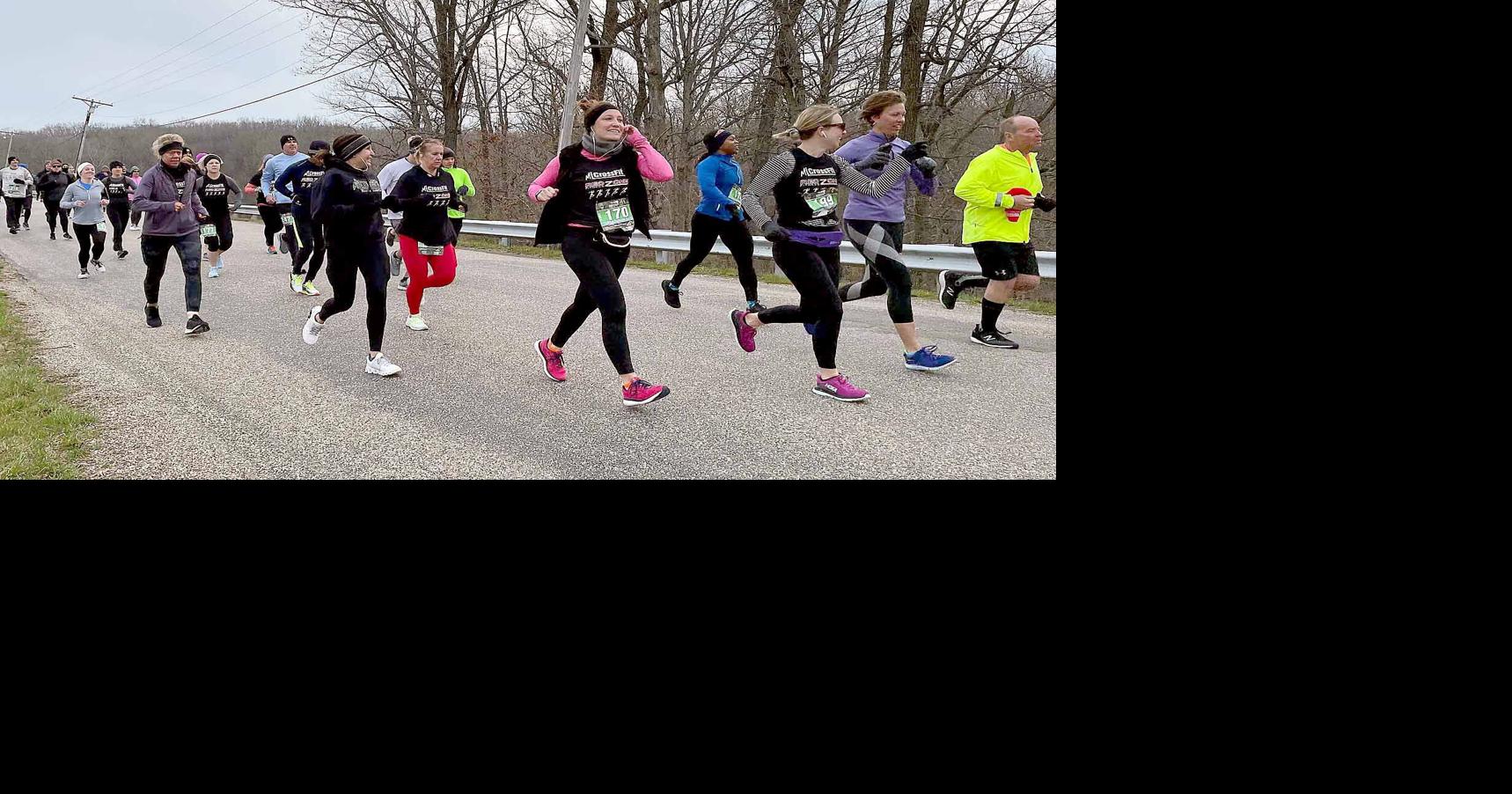 Runners brave wet chill for Dam Run | Local News | effinghamdailynews.com