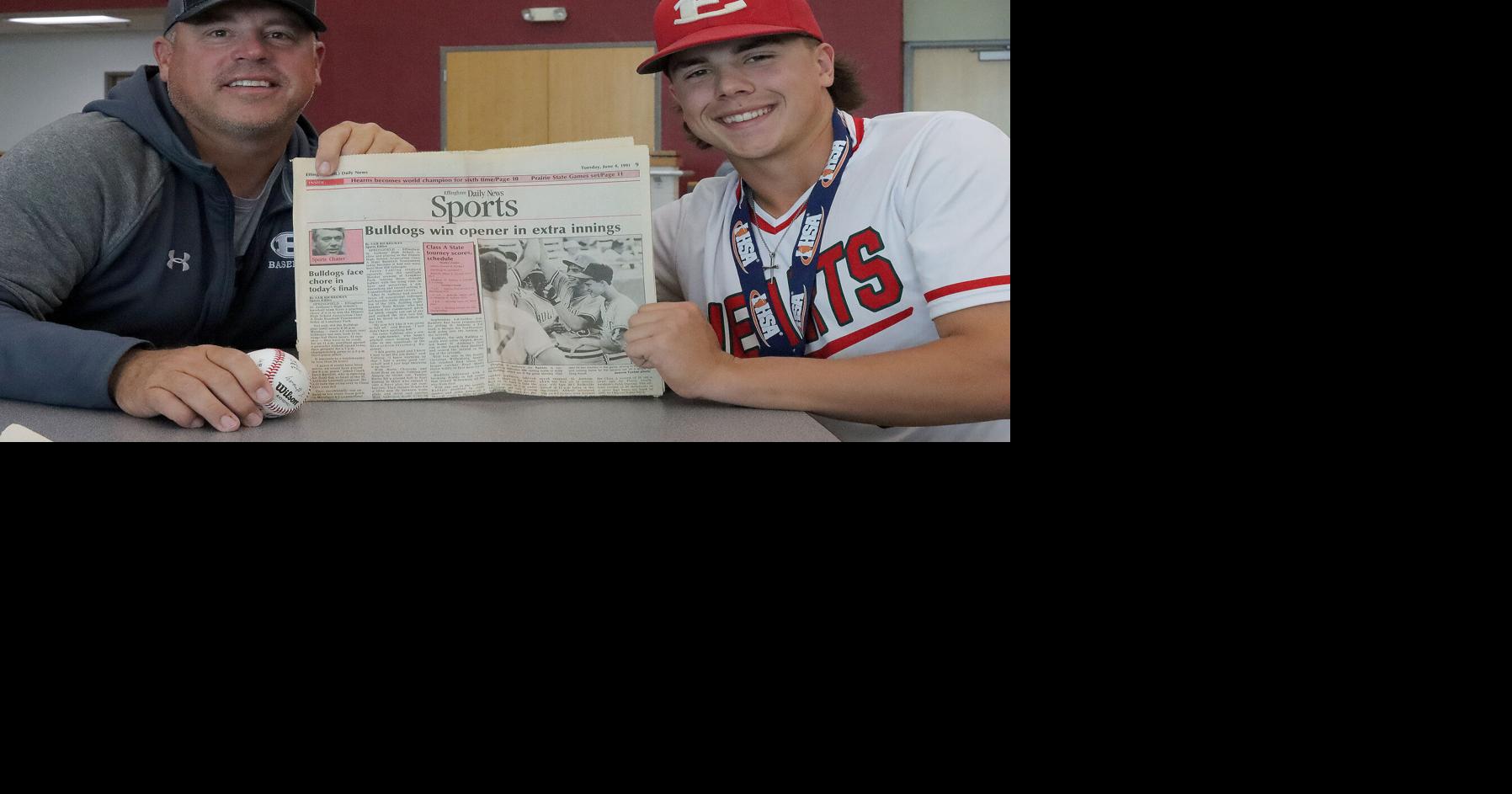 LIKE FATHER, LIKE SON: Camden and Jim Raddatz hold a lot of ...