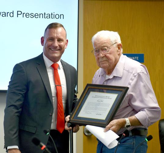 Effingham County Board chairman recognizes Ernest Garbe for decades of ...