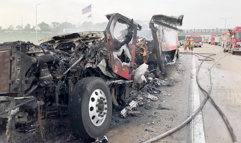 UPDATE: $300K worth of Kit Kats consumed in truck fire | Local News ...