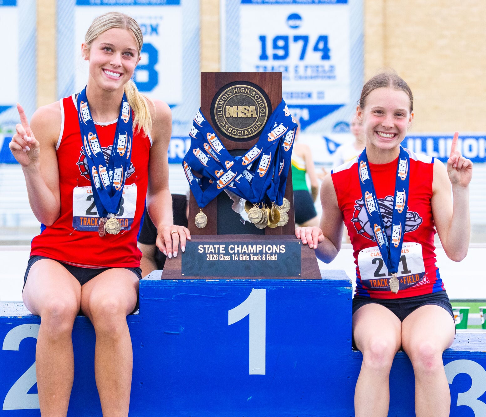 STATE CHAMPS: Hoene, Denning lead St. Anthony girls' track and field to ...