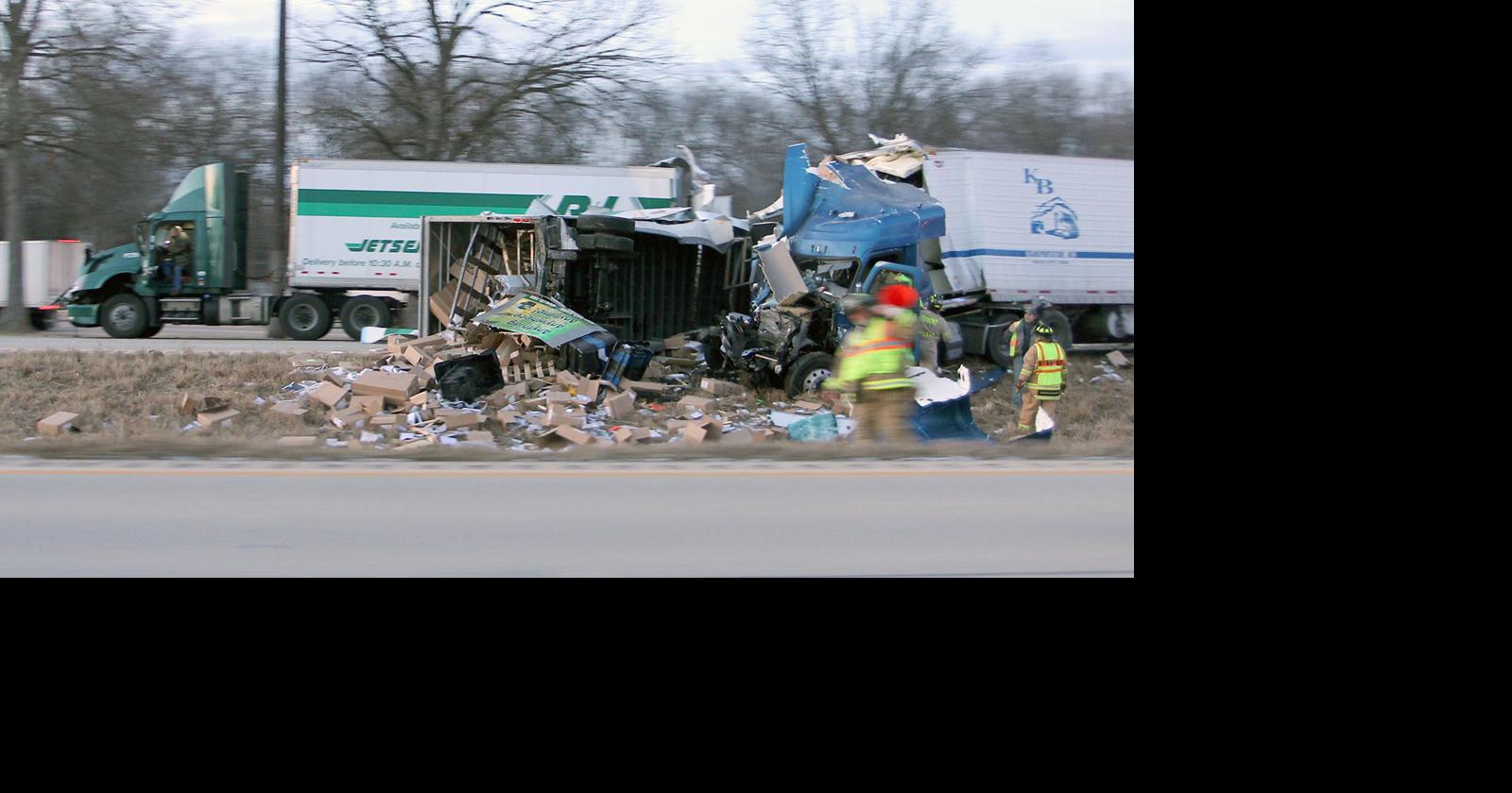 Wreck on westbound I-70, east of Altamont; traffic backed up for miles ...