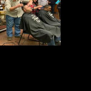 Crews shave their heads in support of fellow firefighter | Features ...