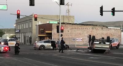 Crash caused by unruly prisoner