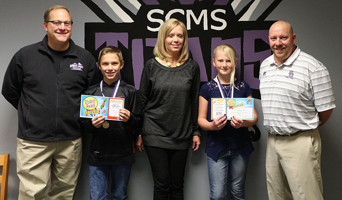 Spring Creek Middle School honors October Students of the Month