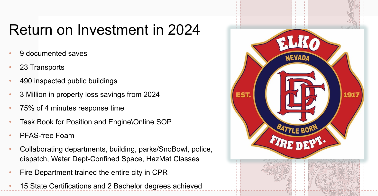 Elko firefighters must now practice on live fires