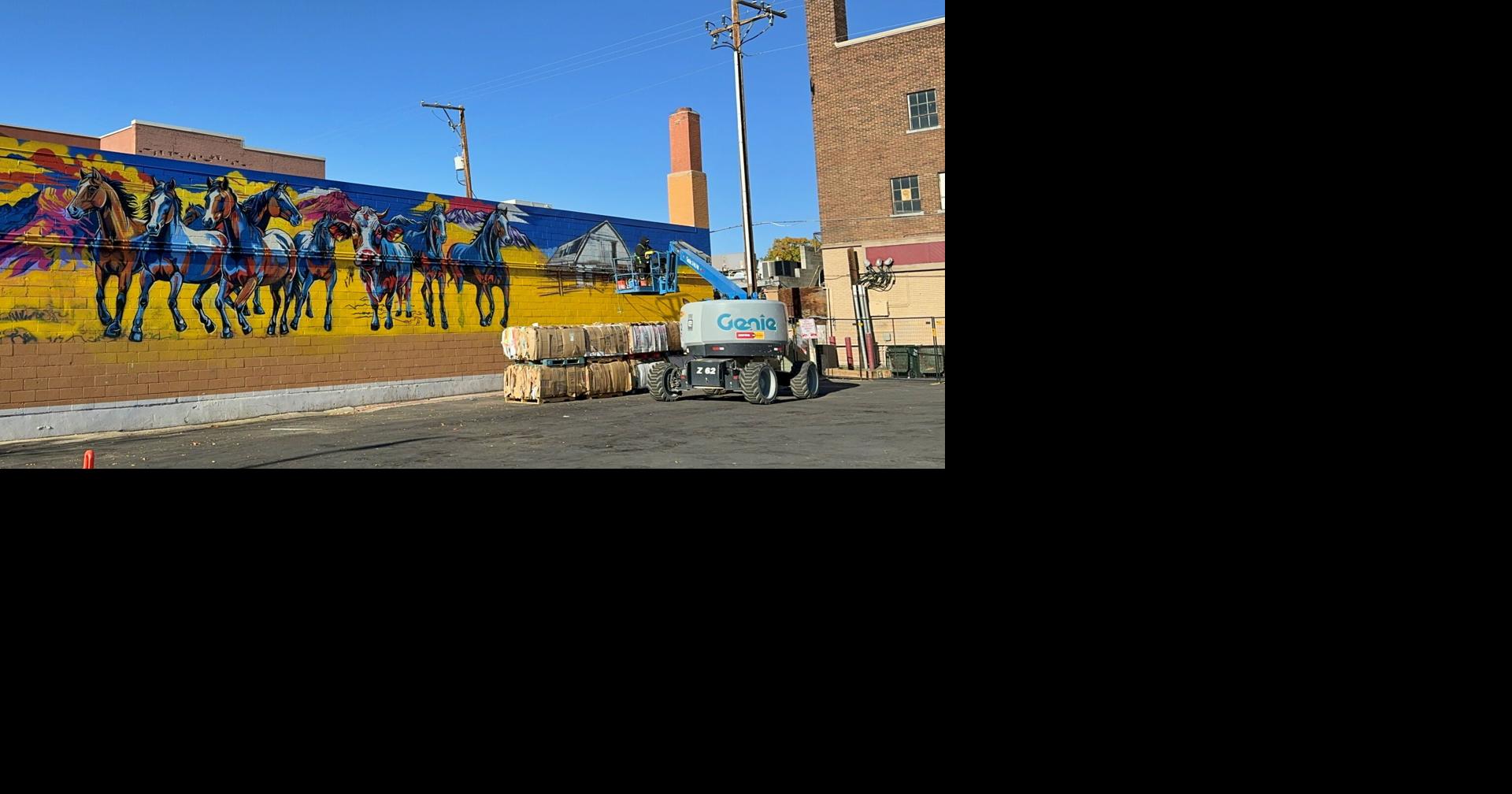 Artists paint murals on buildings across Elko