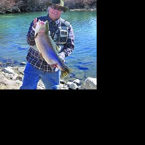 Record rainbow trout