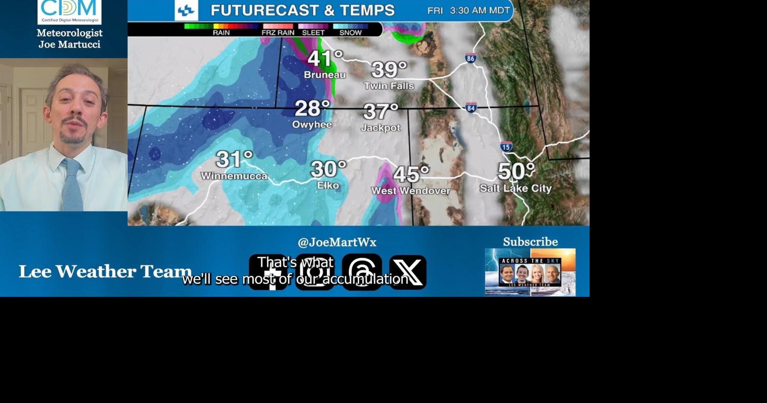 Wintry Weather Forecast for Elko, Nevada