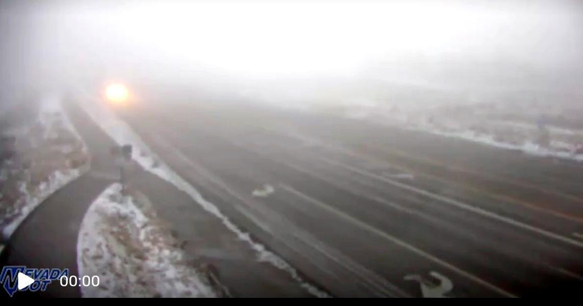 Sunday morning fog in Elko area; snow headed to central Nevada
