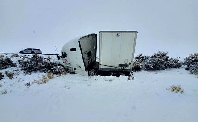 Rain, snow lead to crashes in Elko County