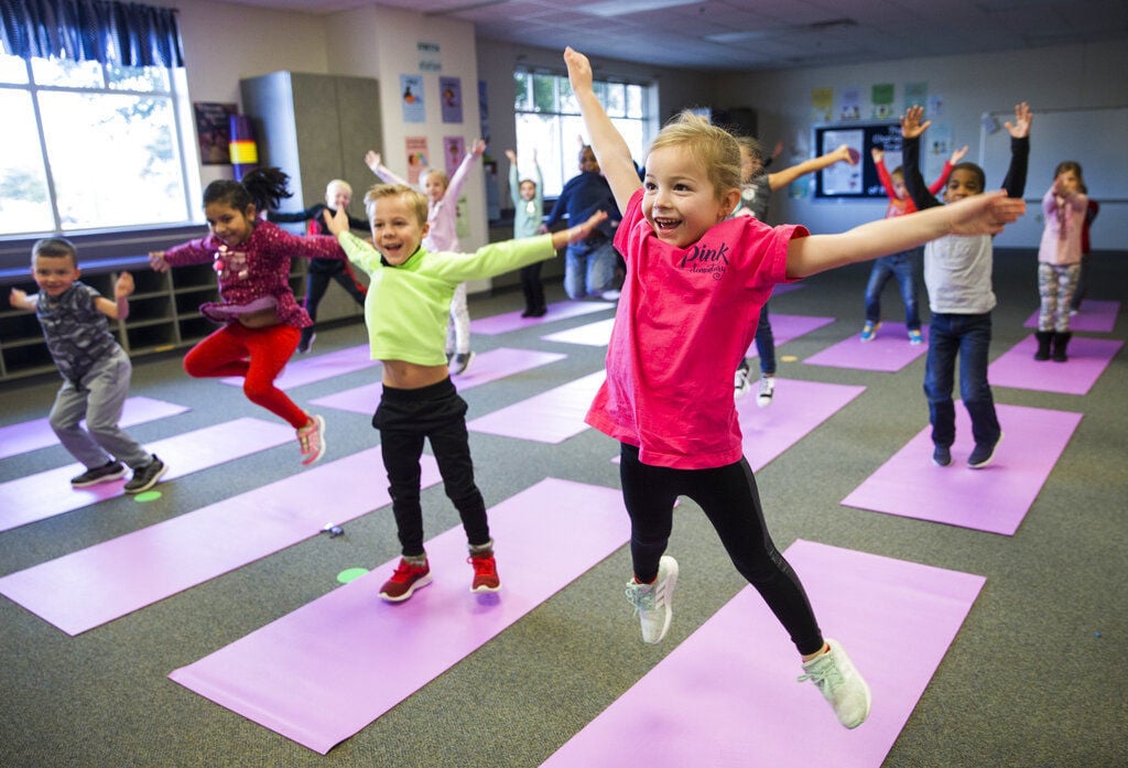 School district uses yoga for physical education