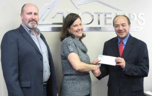 Geotemps gives $5,000 for Boys & Girls Club